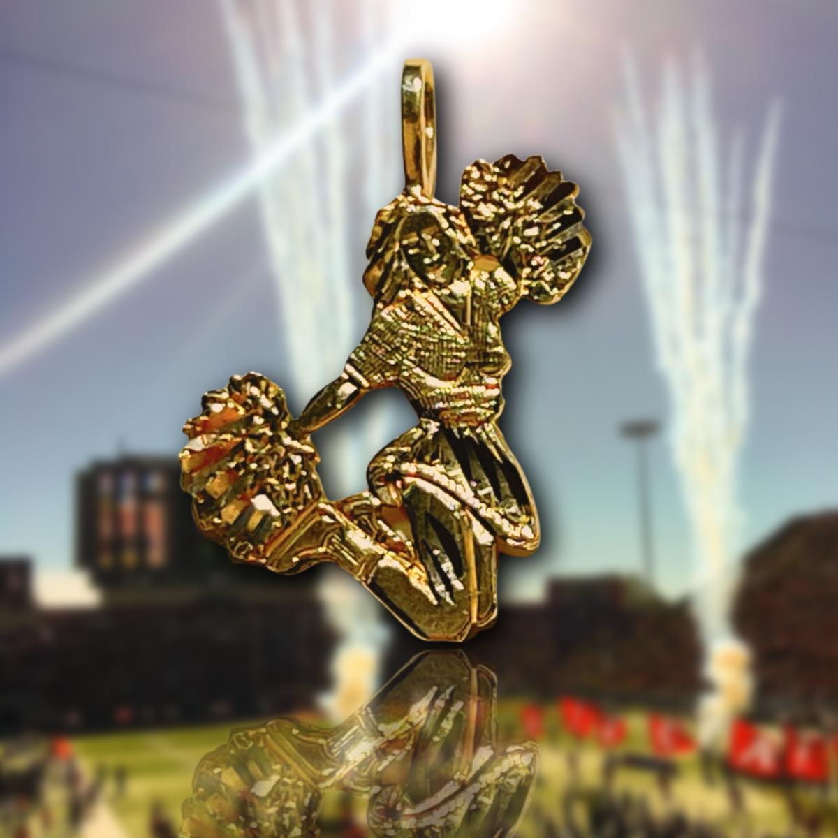 14k Gold Cheerleader Charm – peacocktaco